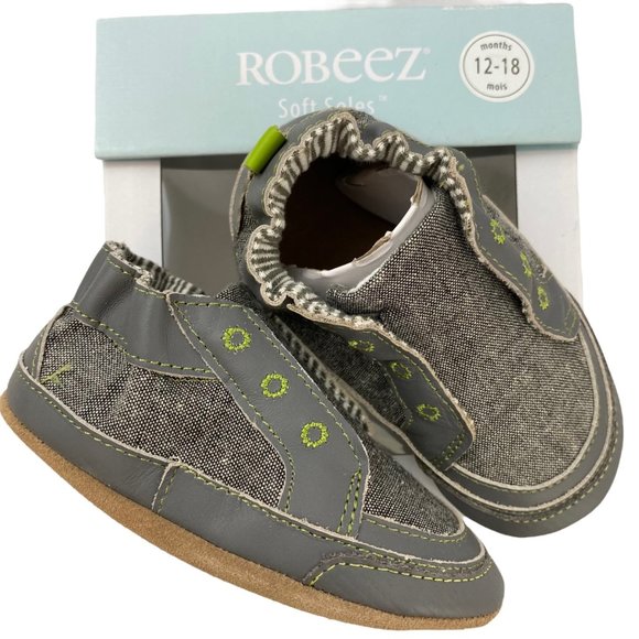 Robeez | Shoes | Robeez Soft Soles Shoes Baby 218 Months Stylish Steve ...